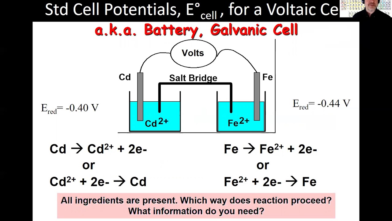 L55 Ch17 Redox Potentials and Free Energy Connection - YouTube