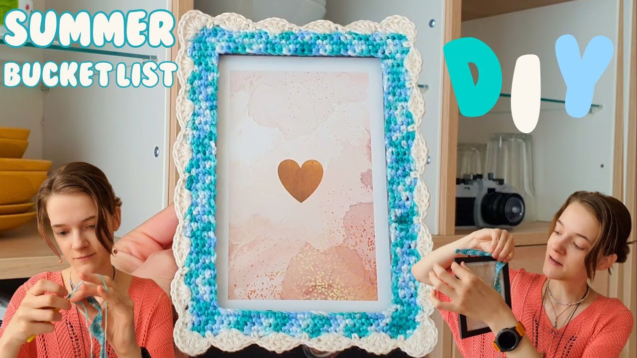 DIY fotolijst haken | SUMMER BUCKET LIST - YouTube