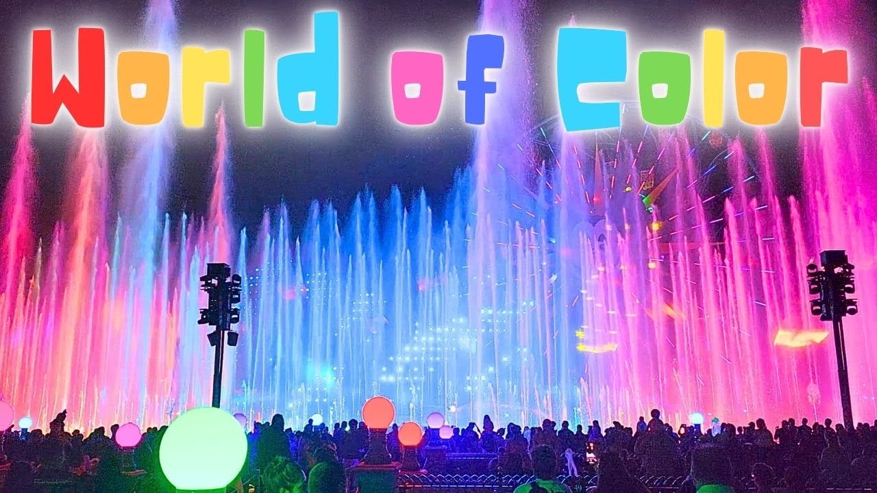 World of Color One at Disney California Adventure Park (Full) - YouTube