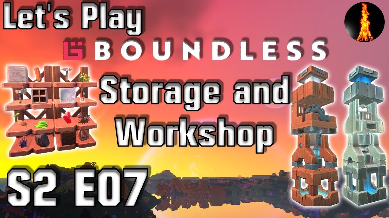 Storage & Crafting | Let's Play Boundless s2e7 - YouTube