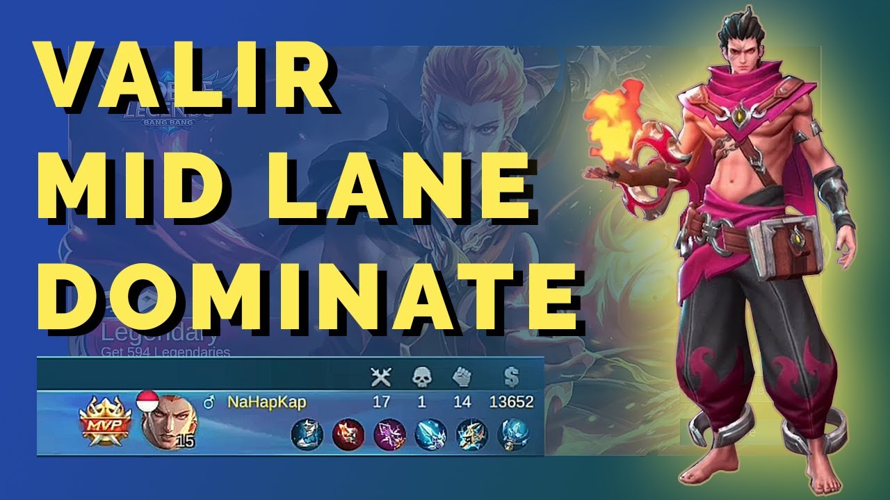 Solo Rank - Valir - Full Damage Build | Mobile Legends ID - YouTube