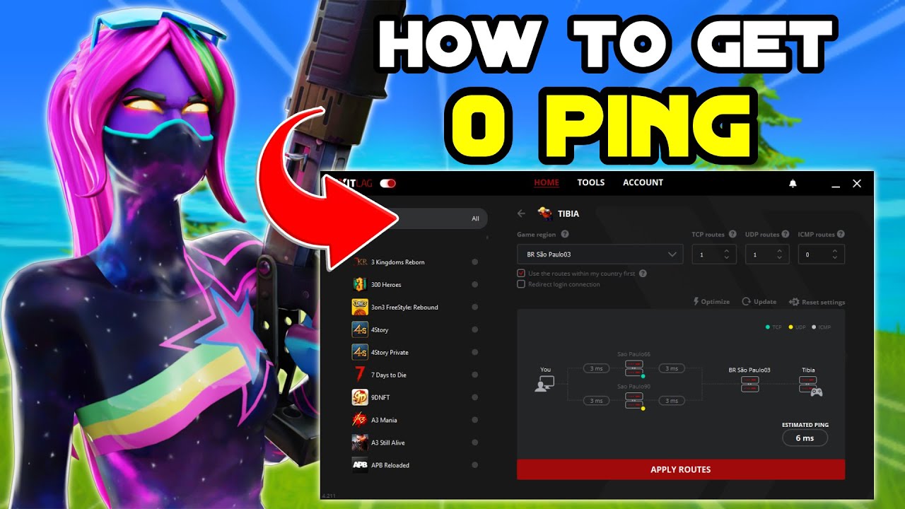 How Pros Get 0 PING In Fortnite? - YouTube