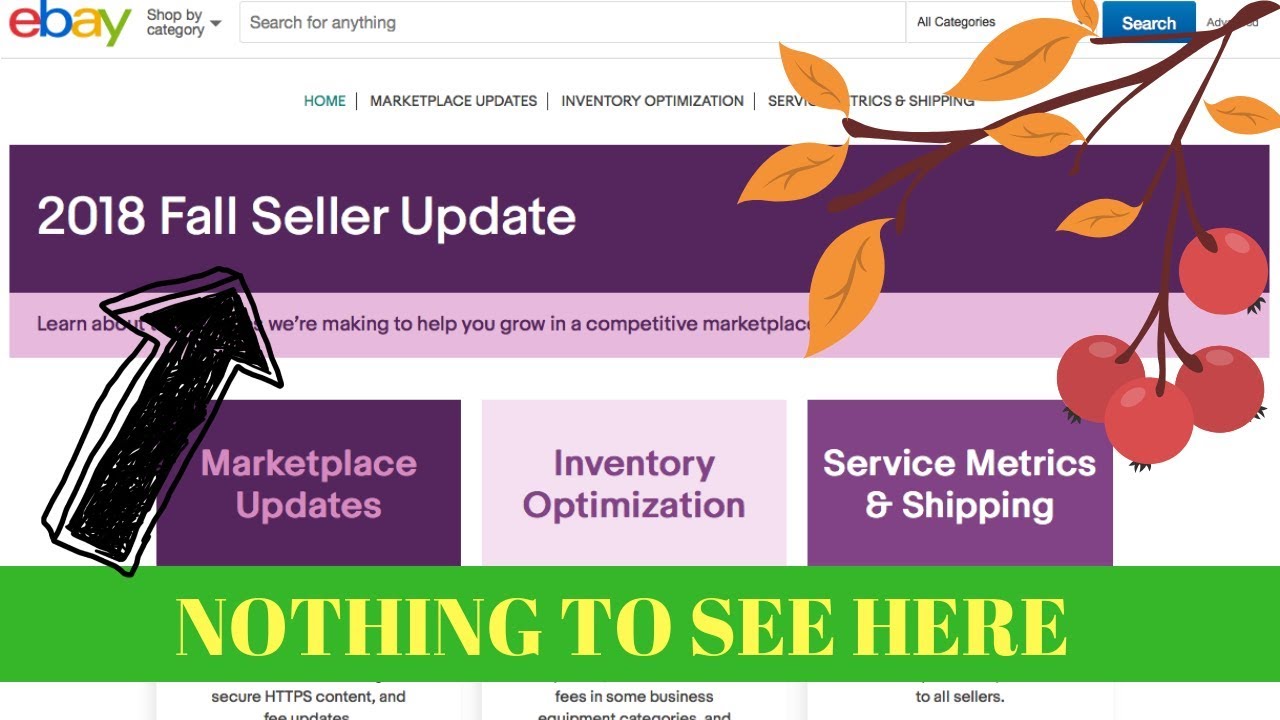 Ebay 2018 Fall Seller Update... Changes, & What to look for - YouTube