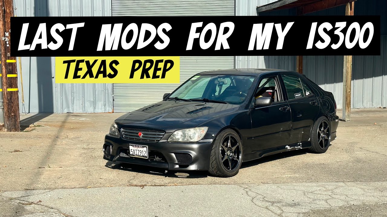 The Last MODS for my IS300! - YouTube