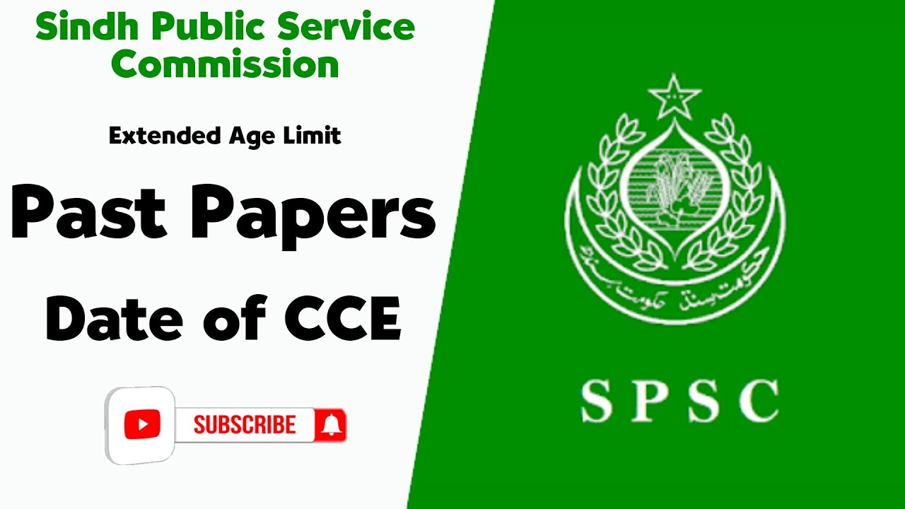 News Alert | Sindh Public Service Commission 2022 | Age Limit | CCE ...