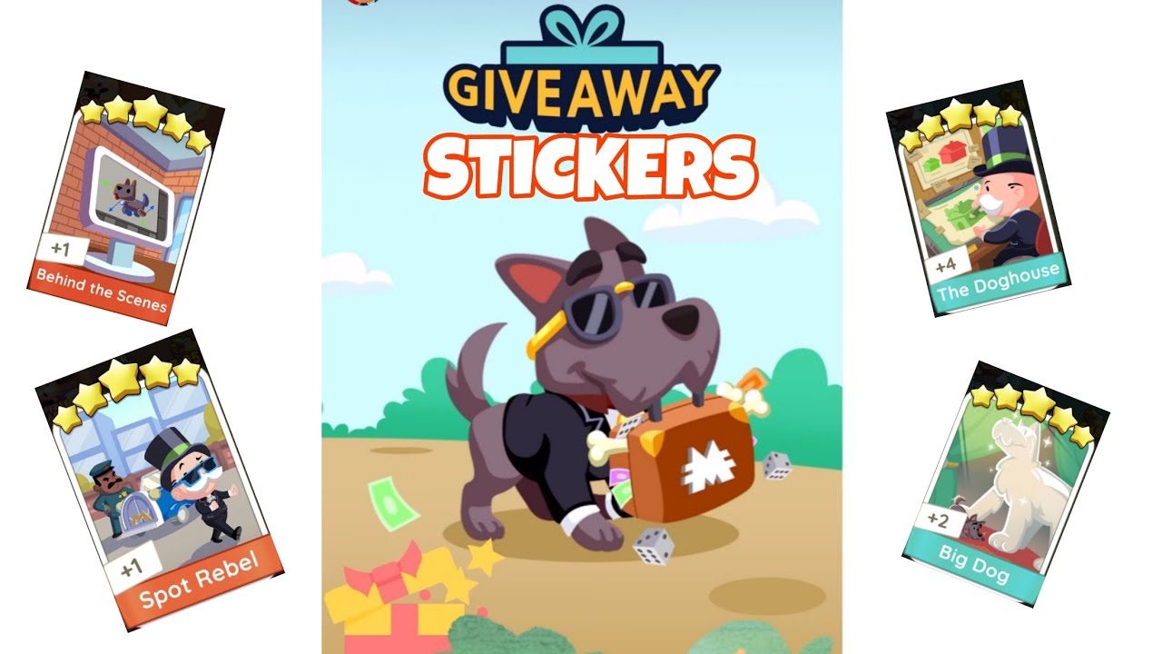 Monopoly go Sticker Giveaway Live now | Complete your album before gone ...