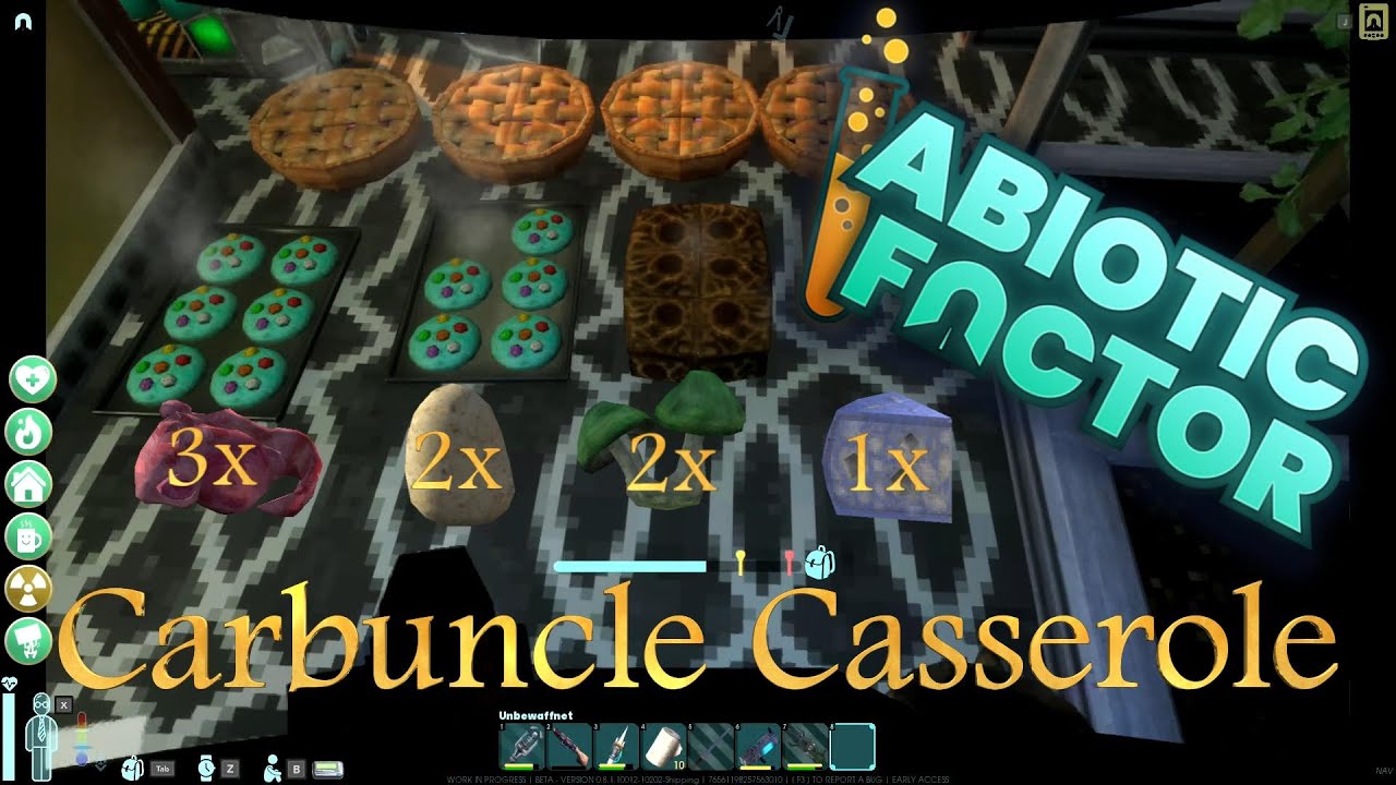 Abiotic Factor - Carbuncle Casserole / King of Carbuncles / Cooking ...