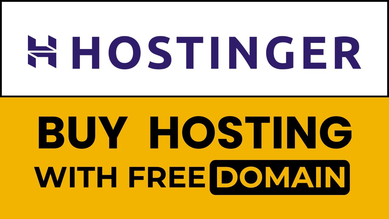 How To Buy Hostinger Hosting With Free Domain 2024 | Hostinger Free Domain | Buy Hostinger ...