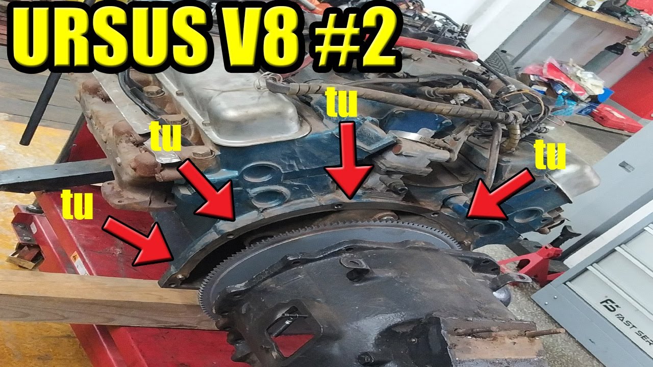 URSUS V8 #2 JAK POŁĄCZĘ SILNIK ZE SKRZYNIĄ? CO ZE SPRZĘGŁEM? TĘGIE ...