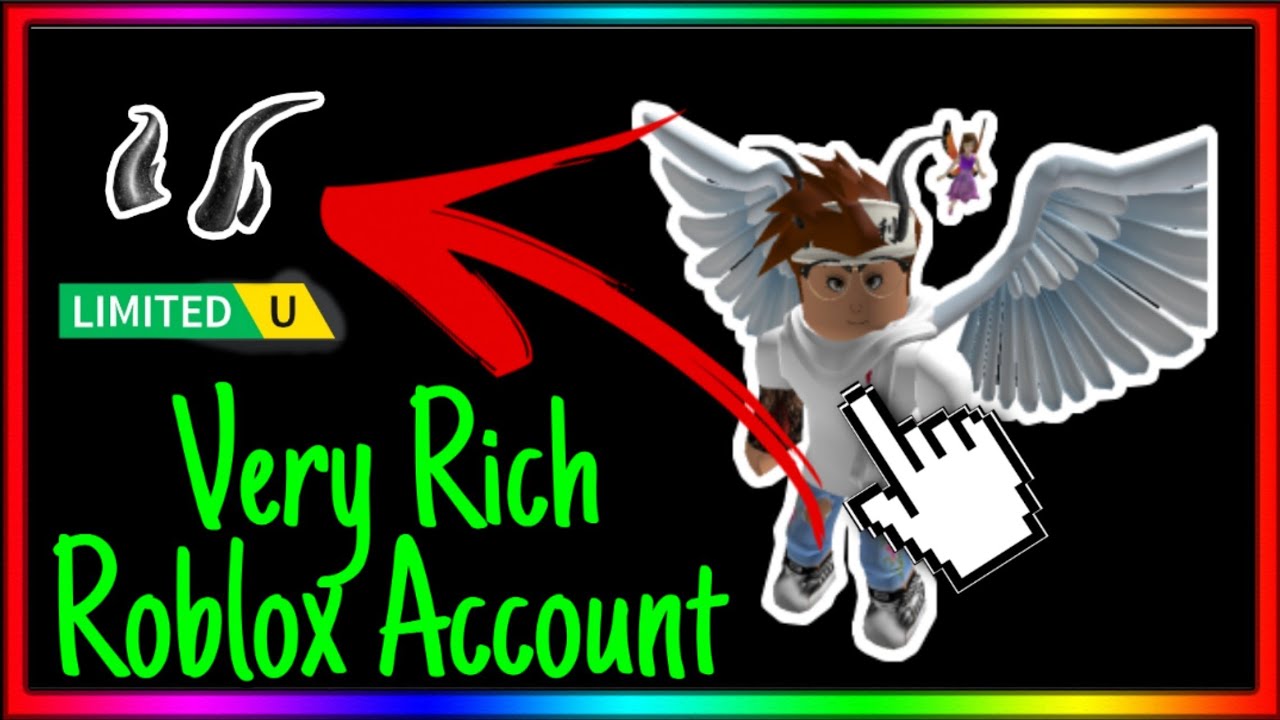 Giving away a very rich roblox account - YouTube