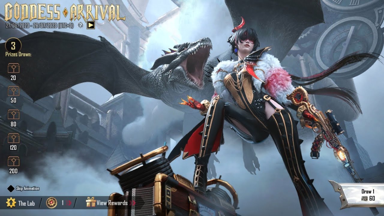 FREE SPIN 🤩 NEW EVENT GODDESS ARRIVAL 😱 NOCTUM SUNDER M762 SPIN 🎁 PUBG ...