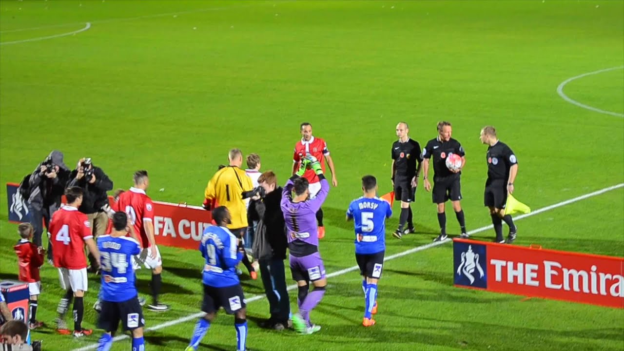 FC United v Chesterfield - EJ as Mascot - YouTube