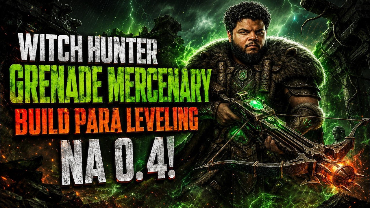 [0.4] WITCH HUNTER GRENADE MERCENARY - Build Para Leveling Na 0.4 ...