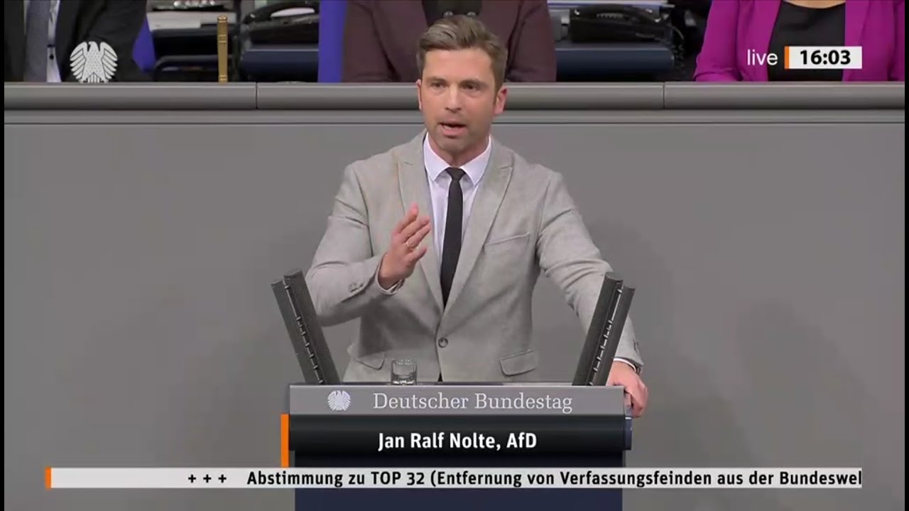 AKTUELL : REDE JAN NOLTE ( AFD ) AM 17.NOVEMBER IM DEUTSCHEN BUNDESTAG ...