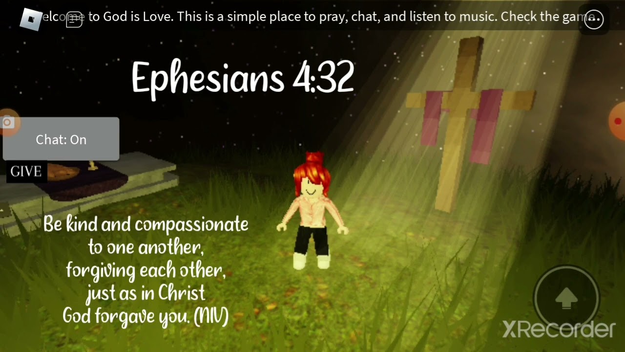 EPHESIANS 4:32 | Bible Verse of the Day | God Is Love | Roblox - YouTube