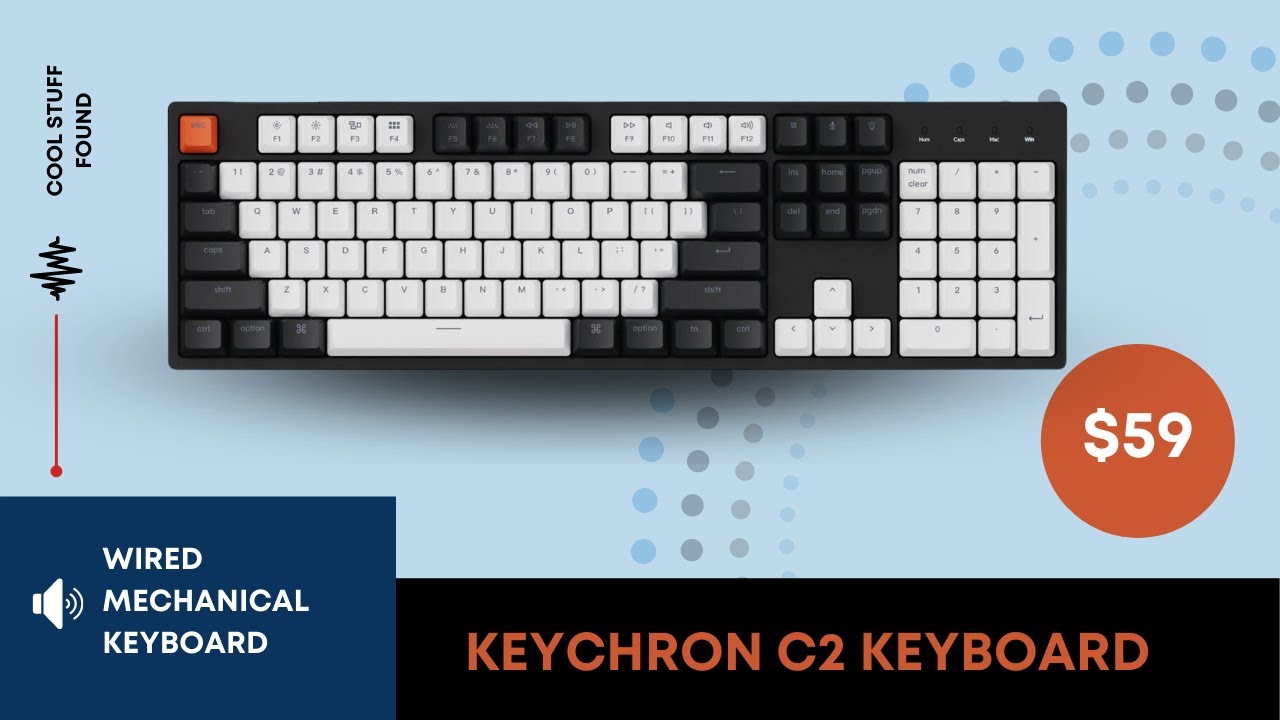 The Keychron C2 Wired Mechanical Keyboard - YouTube