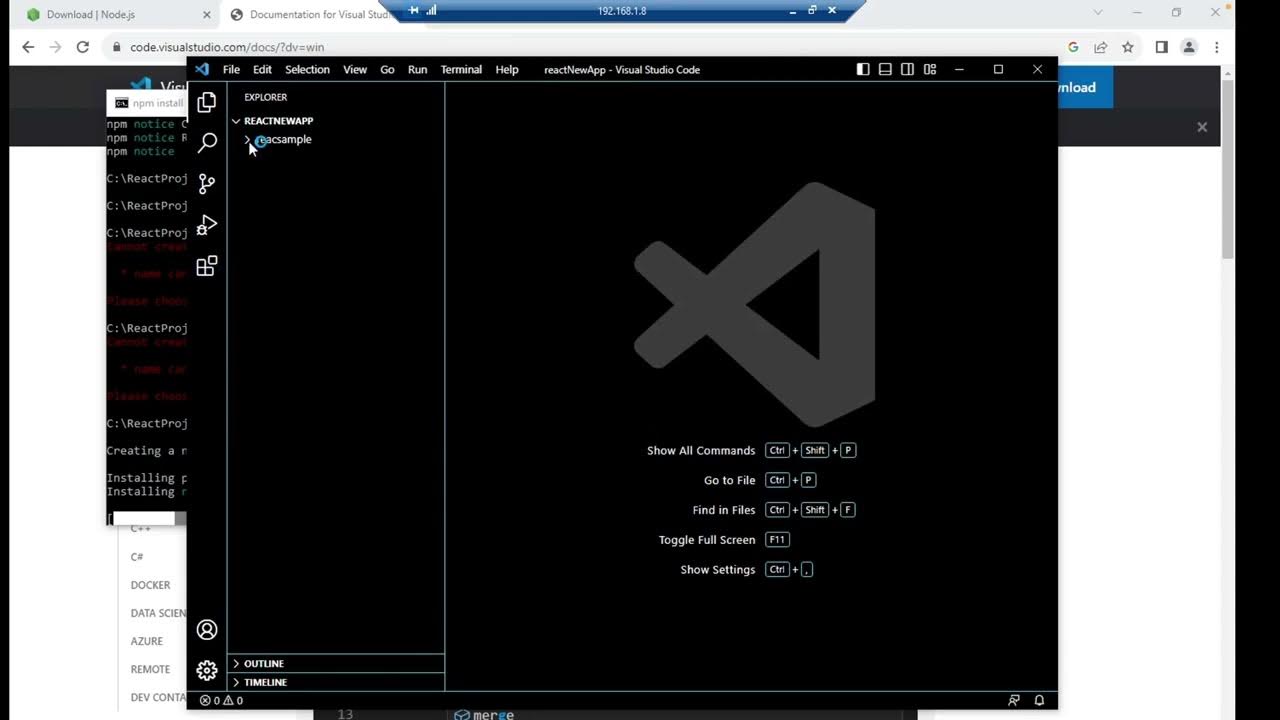 React.js Installation and Setup: The Ultimate Guide! - YouTube