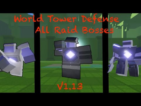 WTD All Raid Bosses (V1.13) | Roblox - YouTube