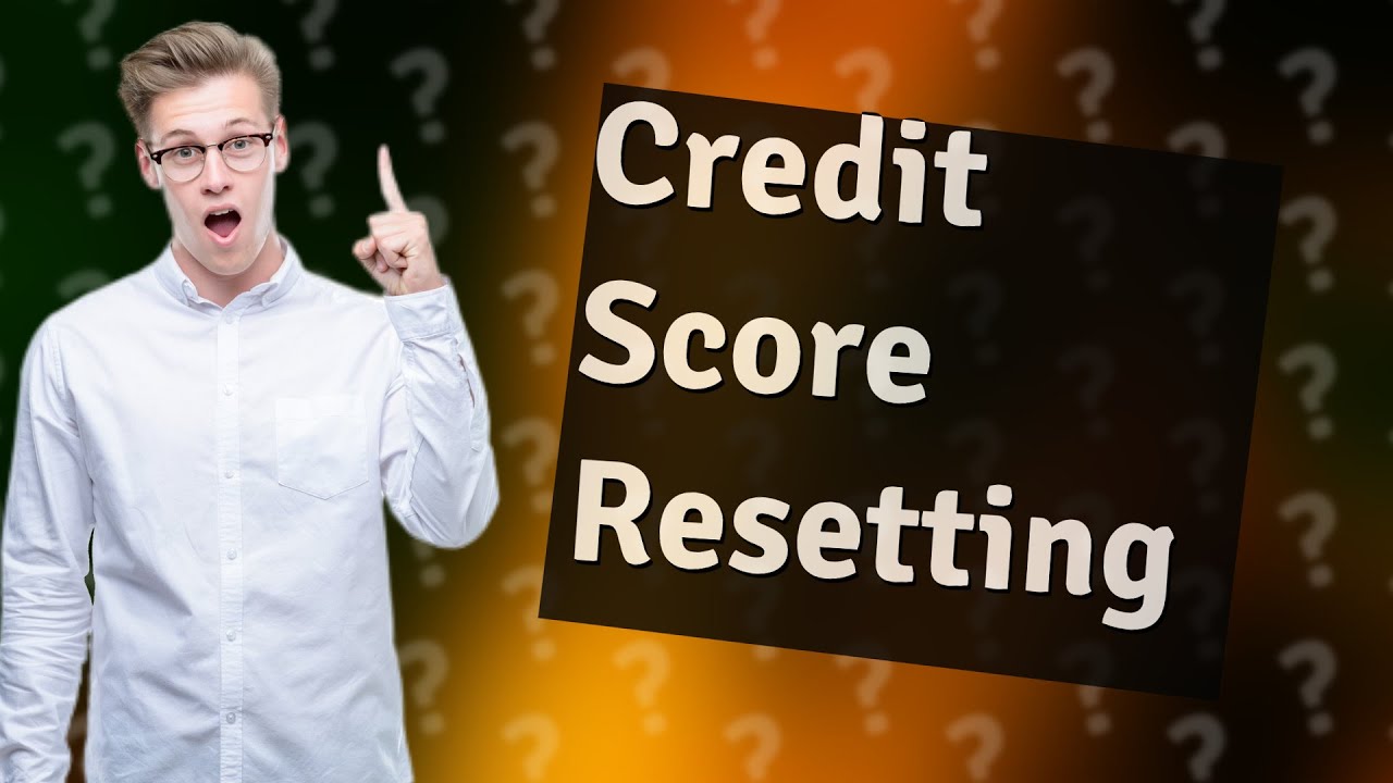 Can you reset credit score? - YouTube