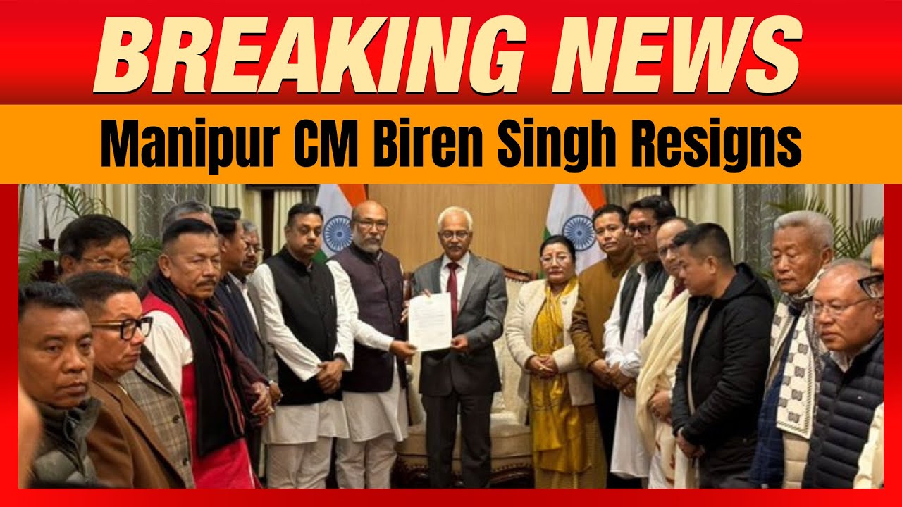 LIVE: Manipur CM N Biren Singh Resigns, Meets Governor at Raj Bhavan ...