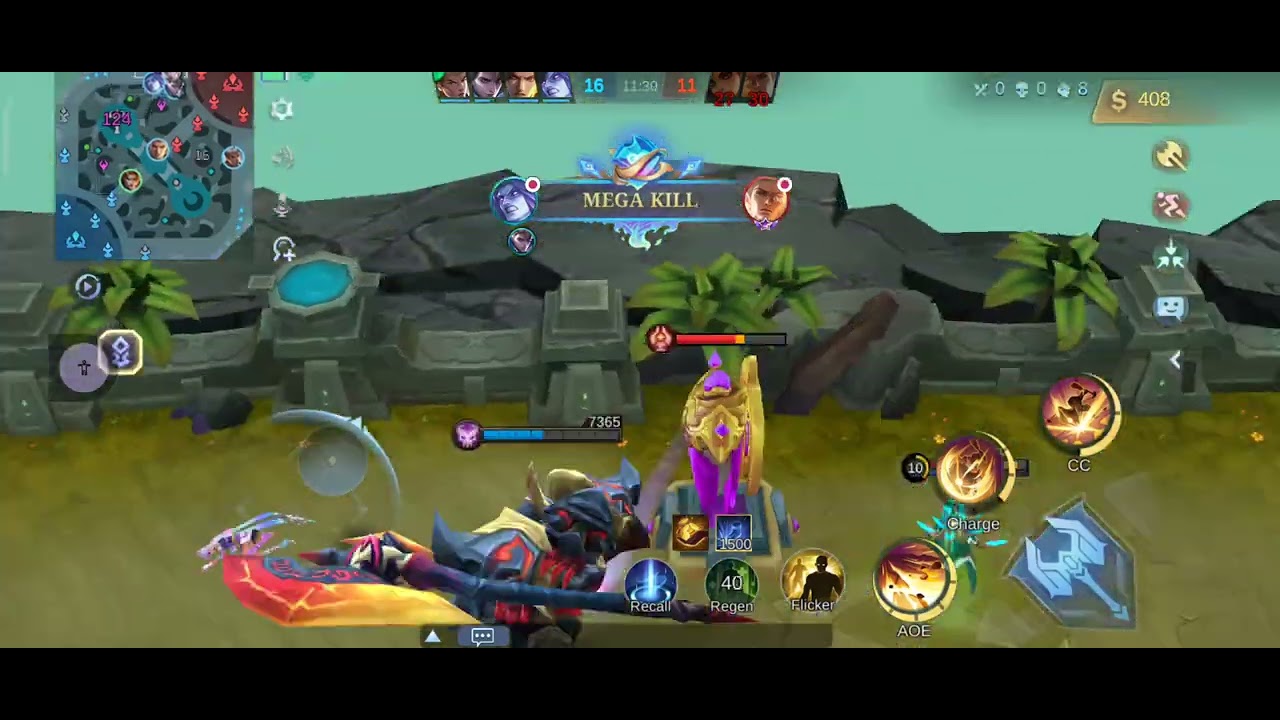 Tigreal Tank Expert Easy Rank Game Mythical Glory - YouTube