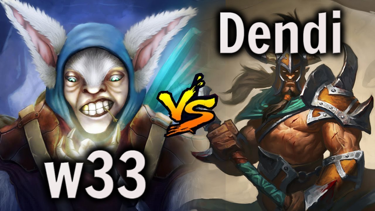 Secret w33 Meepo vs NaVi Dendi Centaur 14k comeback Gameplay MMR Dota 2 ...