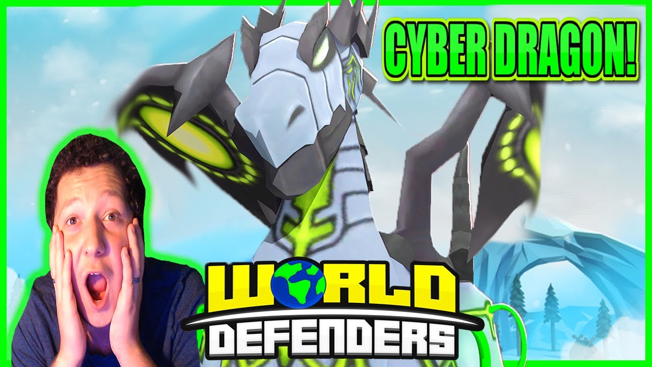 NEW CYBER DRAGON COIN TOWER!! WORLD DEFENDERS UPDATE! - YouTube