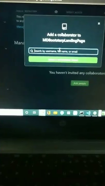 Add collaborators on GitHub repo #github #makstyle119 #repo #collaborators #100daysofcode # ...