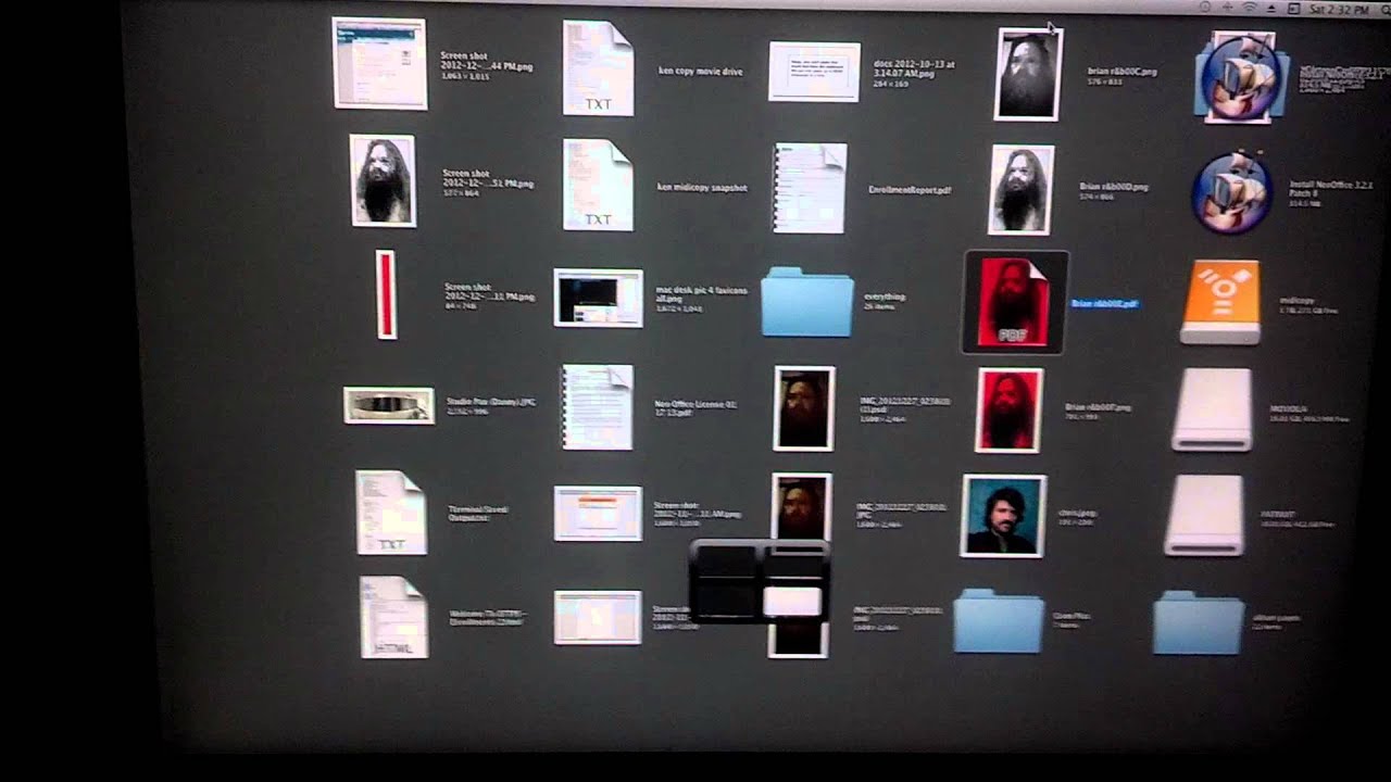 Control key + arrow keys, Mac desktop. - YouTube