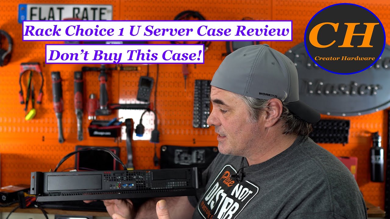 Rack Choice 1 U Server Case Review- Do Not Buy This Case! - YouTube