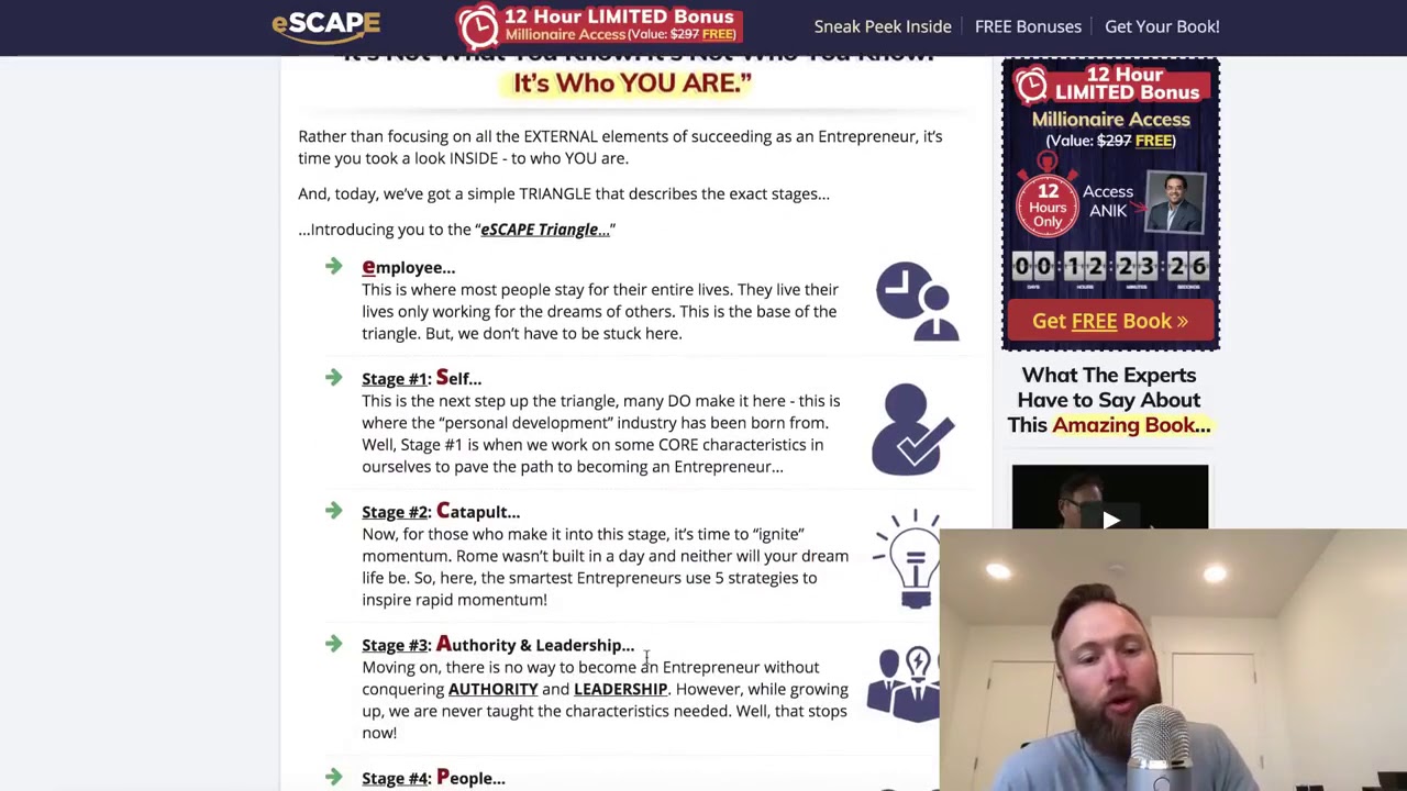 Anik Singal eSCAPE Book Review The 4 Stages Of Becoming A Successful ...