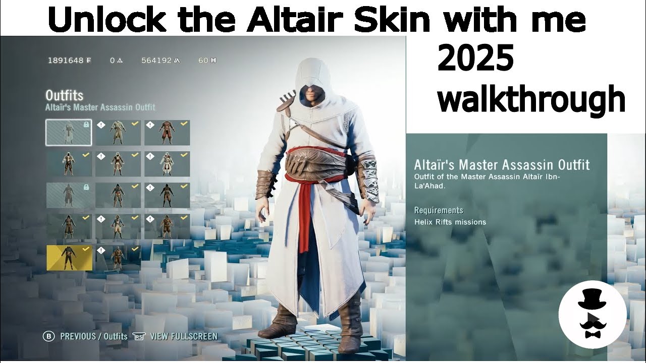 Unlocking the Altair Skin in AC Unity in 2025 - YouTube