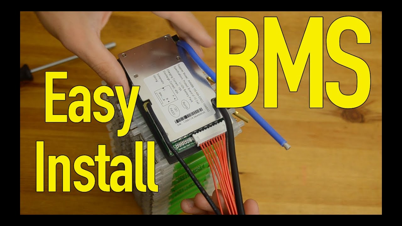 How to add BMS (no spot-weld Vruzend DIY 18650 battery kit) - YouTube