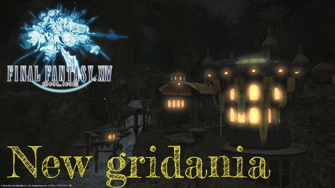 Walking Through New Gridania - YouTube
