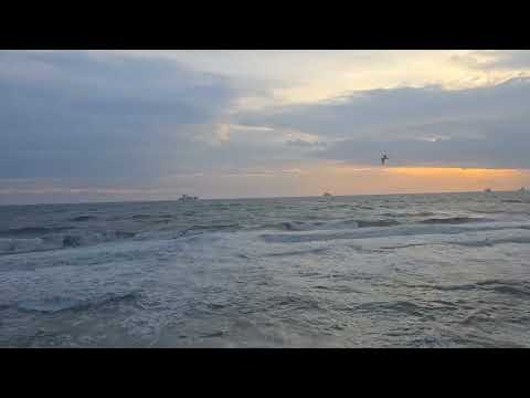 Fırtınalı Deniz Sesi 🌊⚡ | Derin Uyku & Stres Azaltma (1 Saat)Fırtınalı Deniz – 🌙 | 