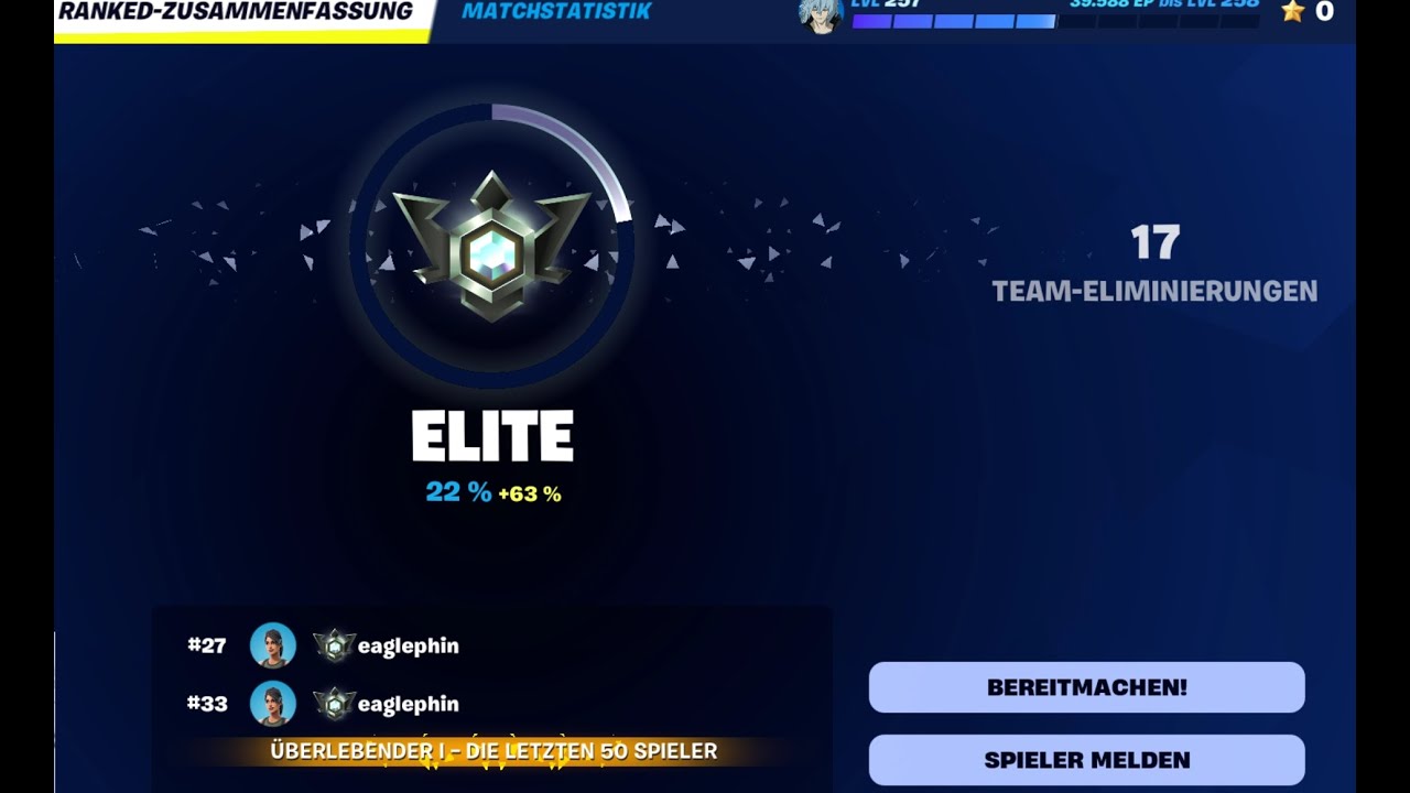 Let´s Play Fortnite - Rank Up zu Elite im Reload Ranked Modus! - YouTube
