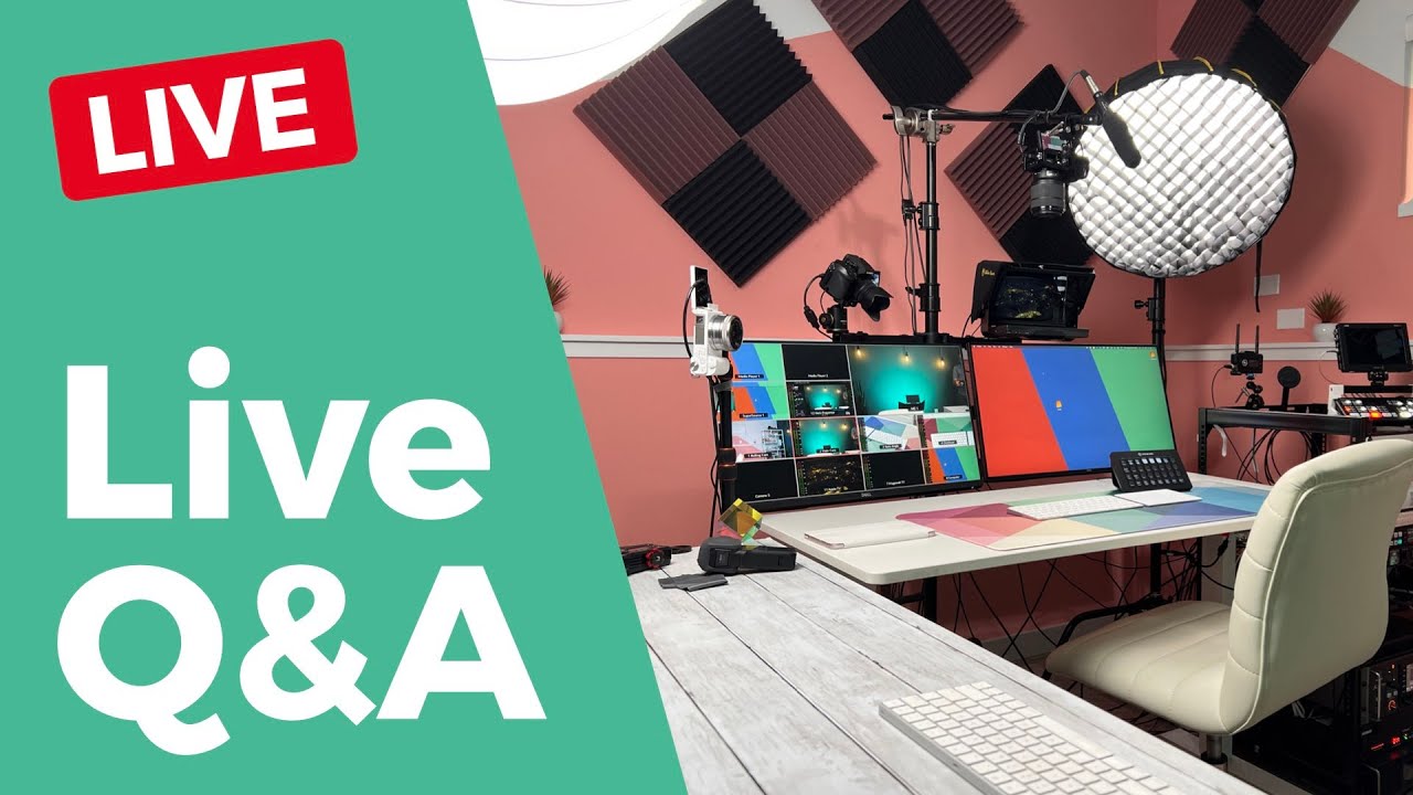 🔴 LIVE Q&A! Live demo of the Web Presenter and YouTube primary ...