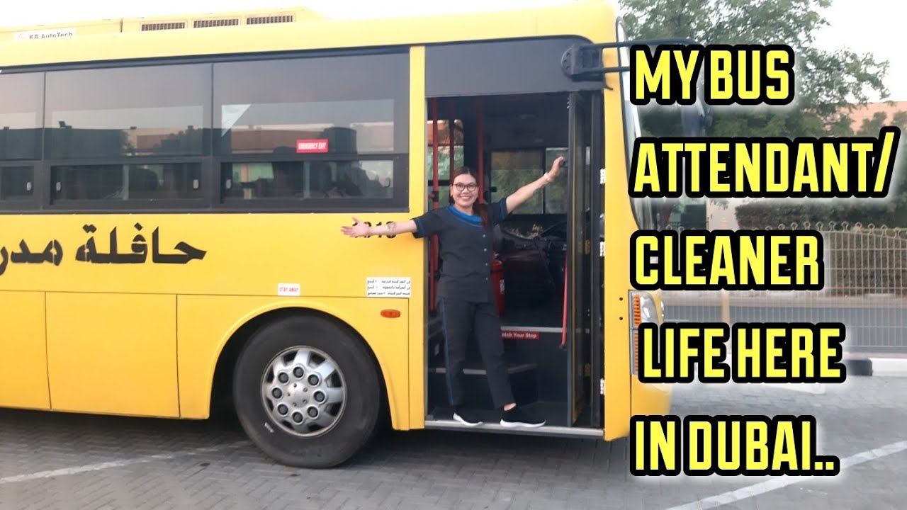 SCHOOL BUS ATTENDANT AT CLEANER..PAANO KO ITO MAGAMPANAN/PICK UP TIME ...