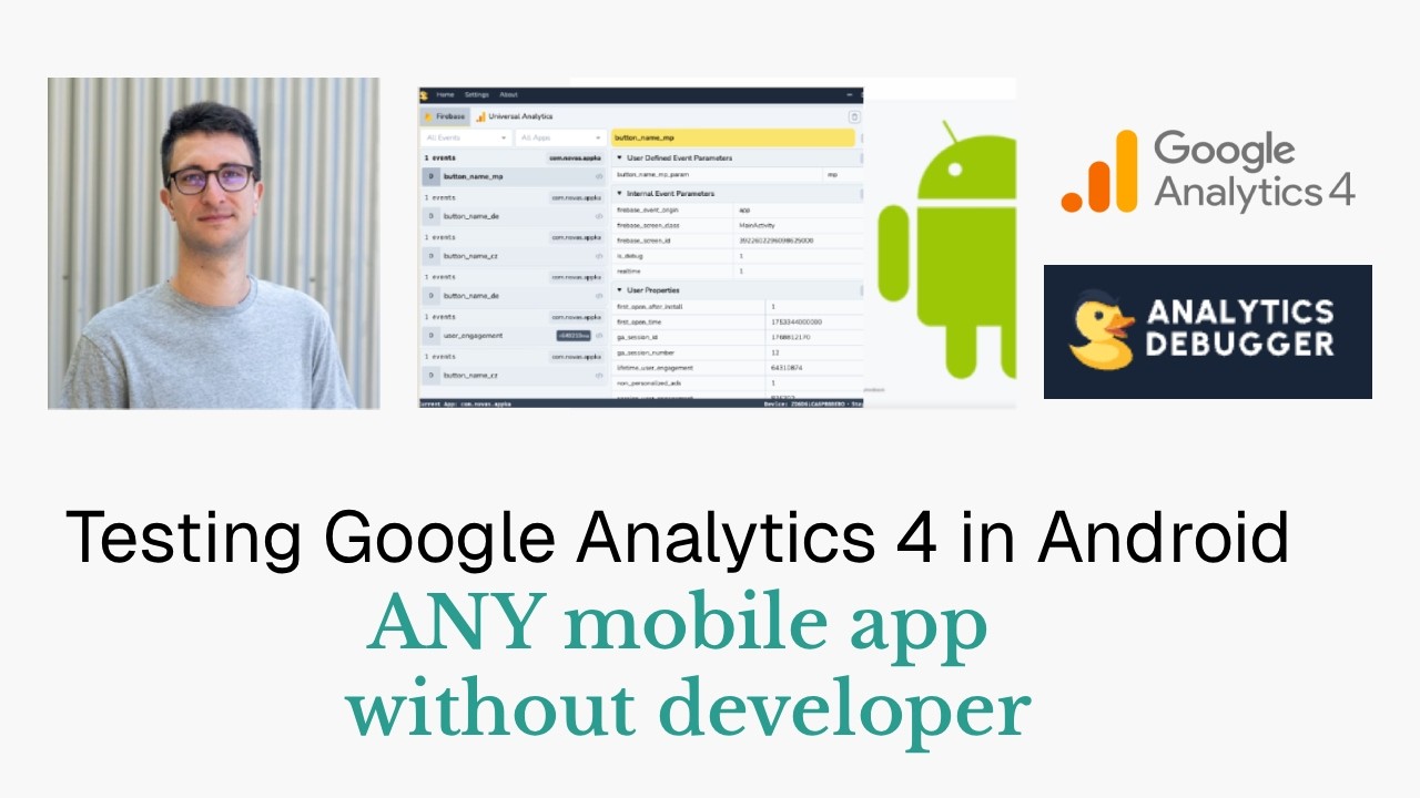 How to Test GA4 on Android (No Dev Needed): Analytics Debugger - YouTube