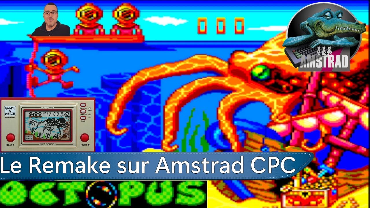 Octopus Deluxe : le classique Game & Watch revisité sur Amstrad CPC ...