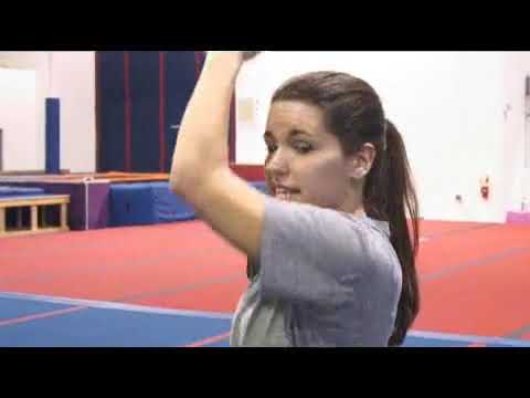 How to Do the High Clasp in Cheerleading - YouTube