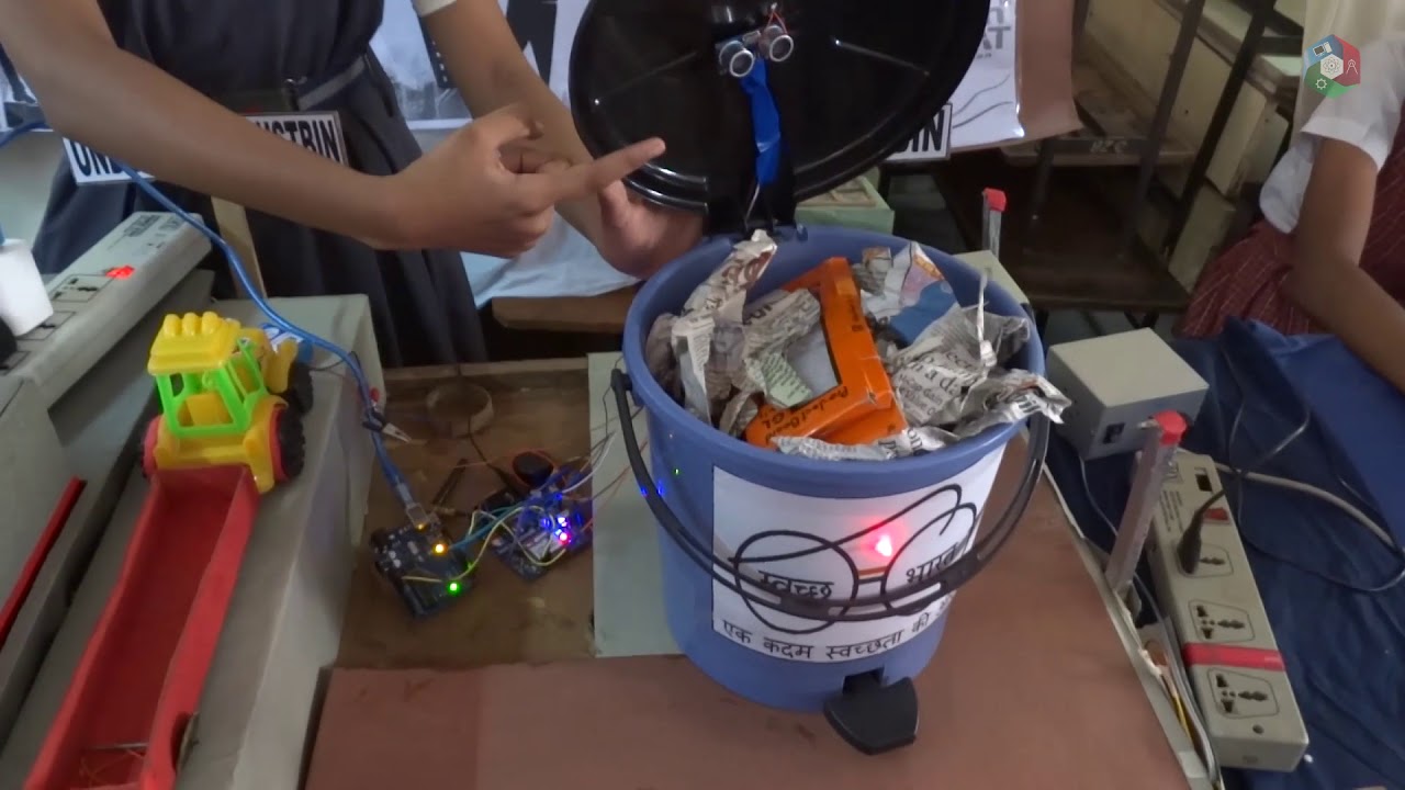 Smart Dustbin - YouTube