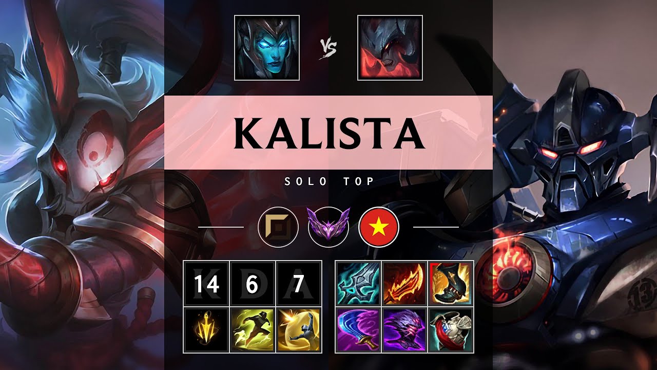 Kalista Top vs Aatrox - VN Master Patch 25.10 - YouTube