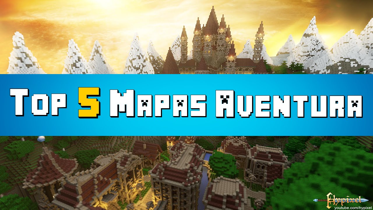 Top 5 Melhores mapas de Aventura do Minecraft !!! - YouTube