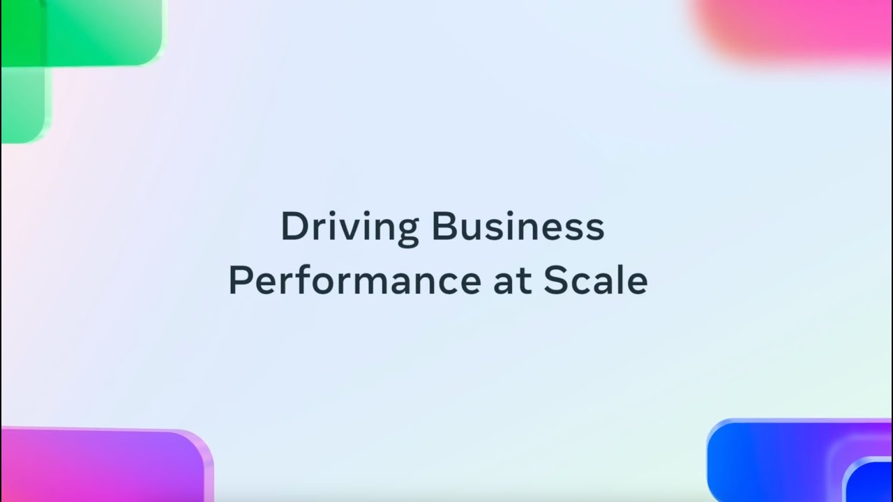 Driving Business Performance at Scale - YouTube