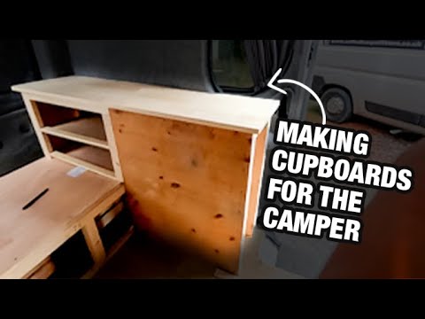 Building the cupboards for my camper van conversion - YouTube
