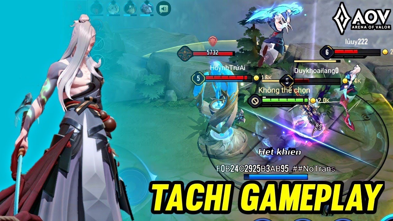 AoV : NEW HERO TACHI GAMEPLAY - ARENA OF VALOR - YouTube