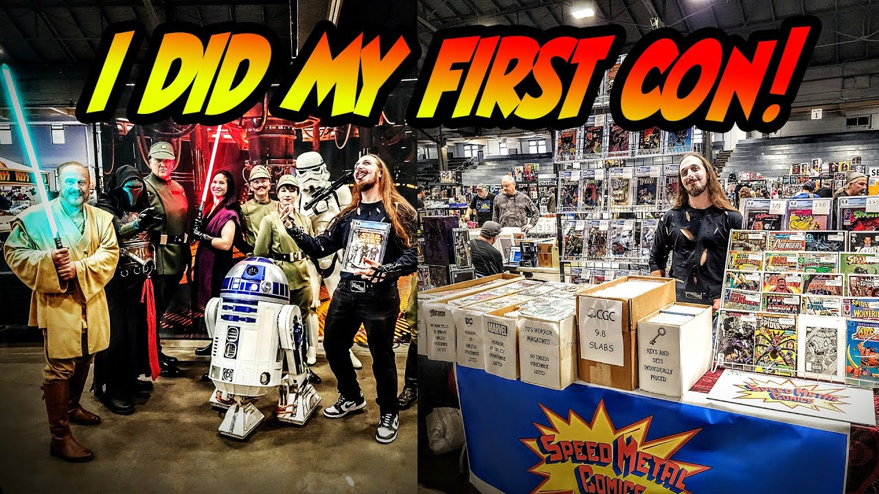 I Did My First Comic Convention! - Speed Metal Comics - YouTube