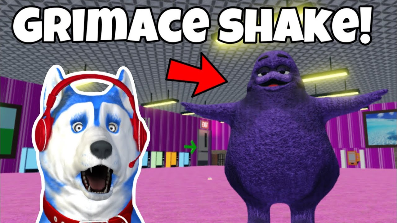 KABUR DARI GRIMACE SHAKE MONSTER! escape crazy shake monster! (Obby ...