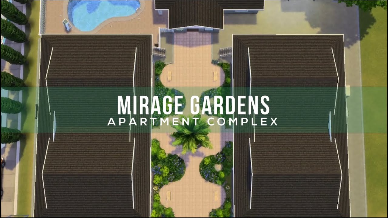 The Sims 4 | Let's Build Del Sol Valley | Apartment Complex TOUR ...